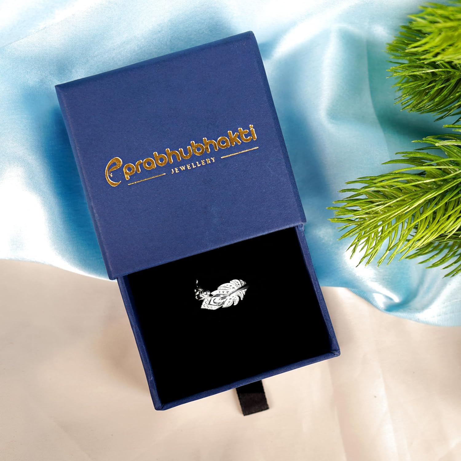 Krishna Morpankh Sterling Silver Wrap Ring For Women – Prabhubhakti