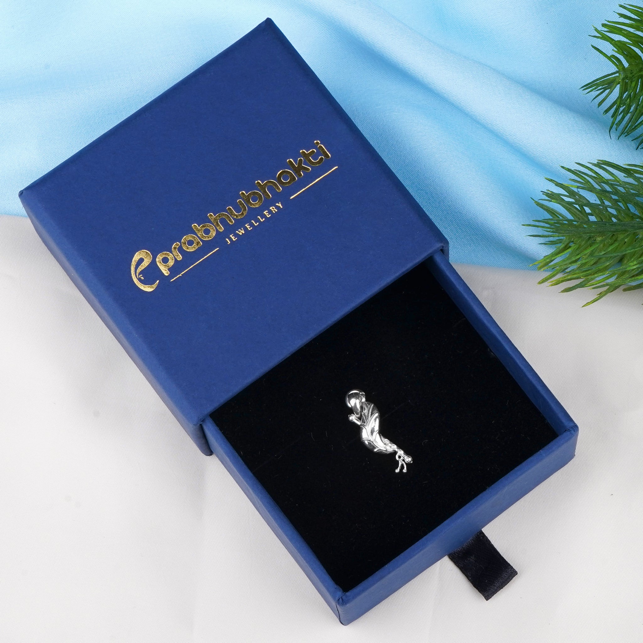 Shri Krishna MorPankh with Murli Pendant for Women & Men Without Chain ...
