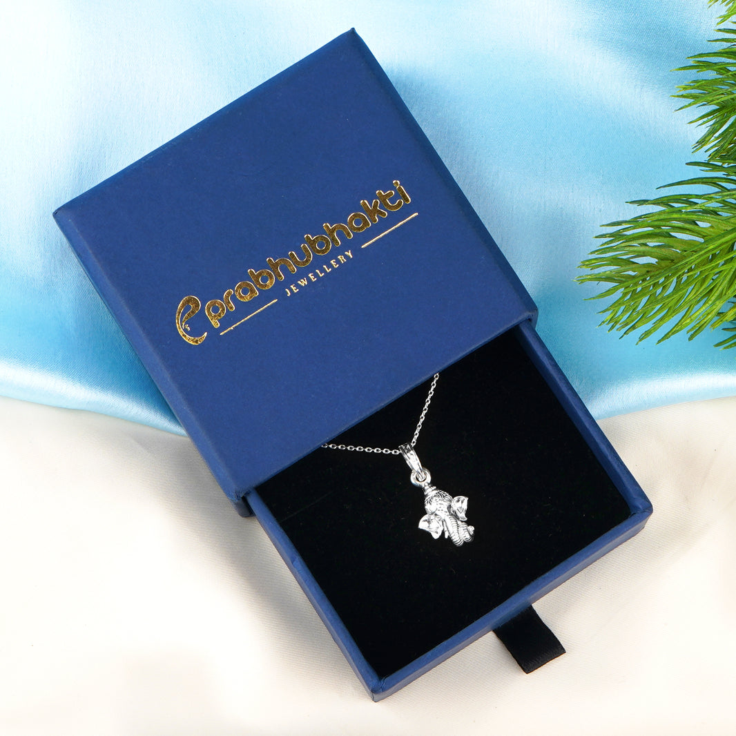 Discover Divine Elegance with Ganesha Silver Pendants | Ganpati Locket ...