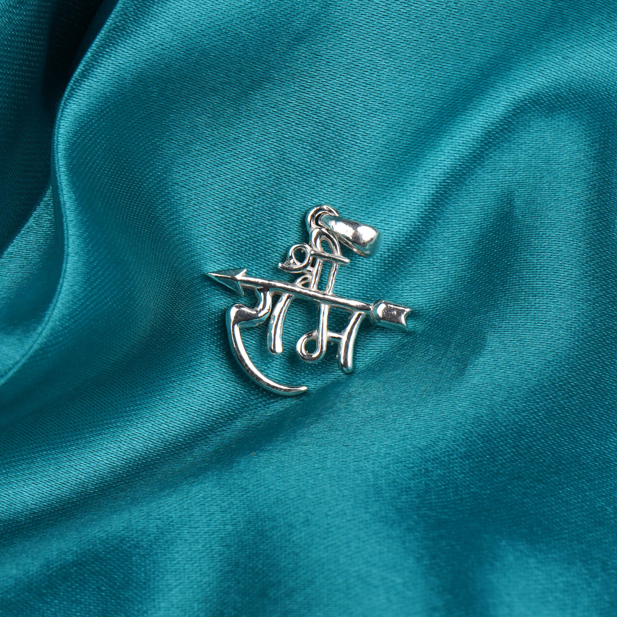 Sterling Silver 925 God Shri Ram Locket For Men & Women Without Chain ...