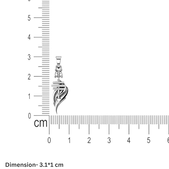 Mahadev Trishul With Tripund Silver Locket – Prabhubhakti