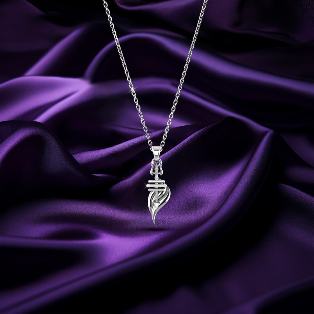 Mahadev Trishul With Tripund Silver Locket – Prabhubhakti