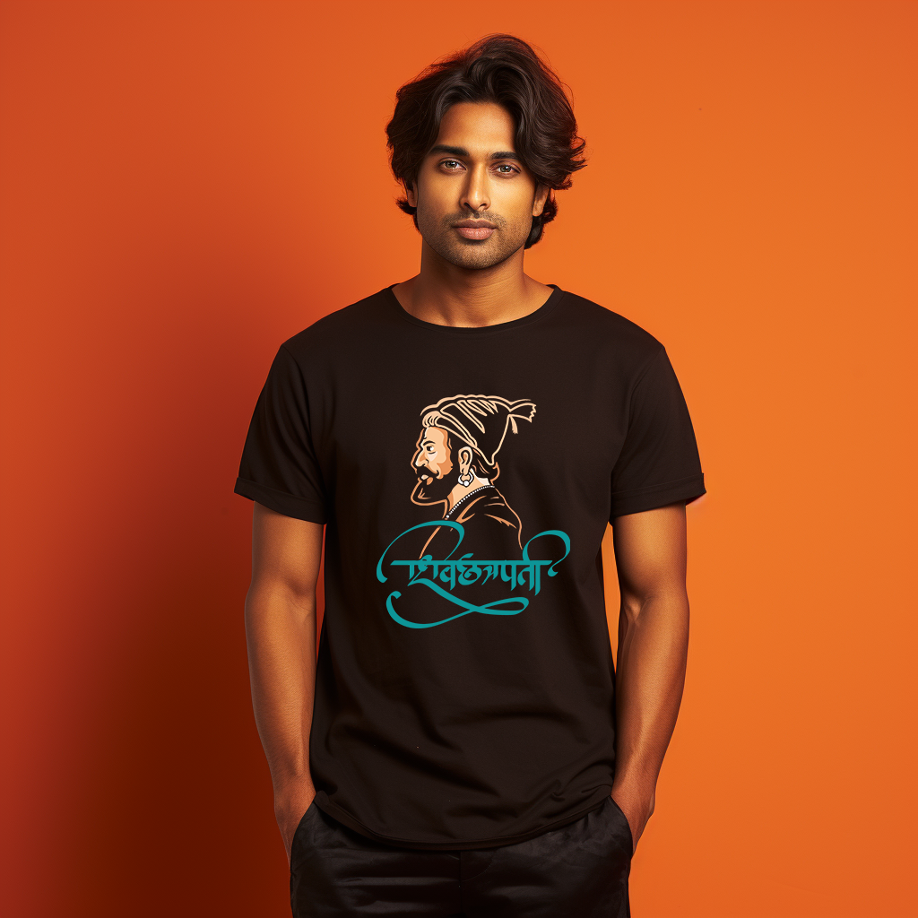 Chatrapati Shivaji Maharaj Printed Tshirts for Men – Prabhubhakti