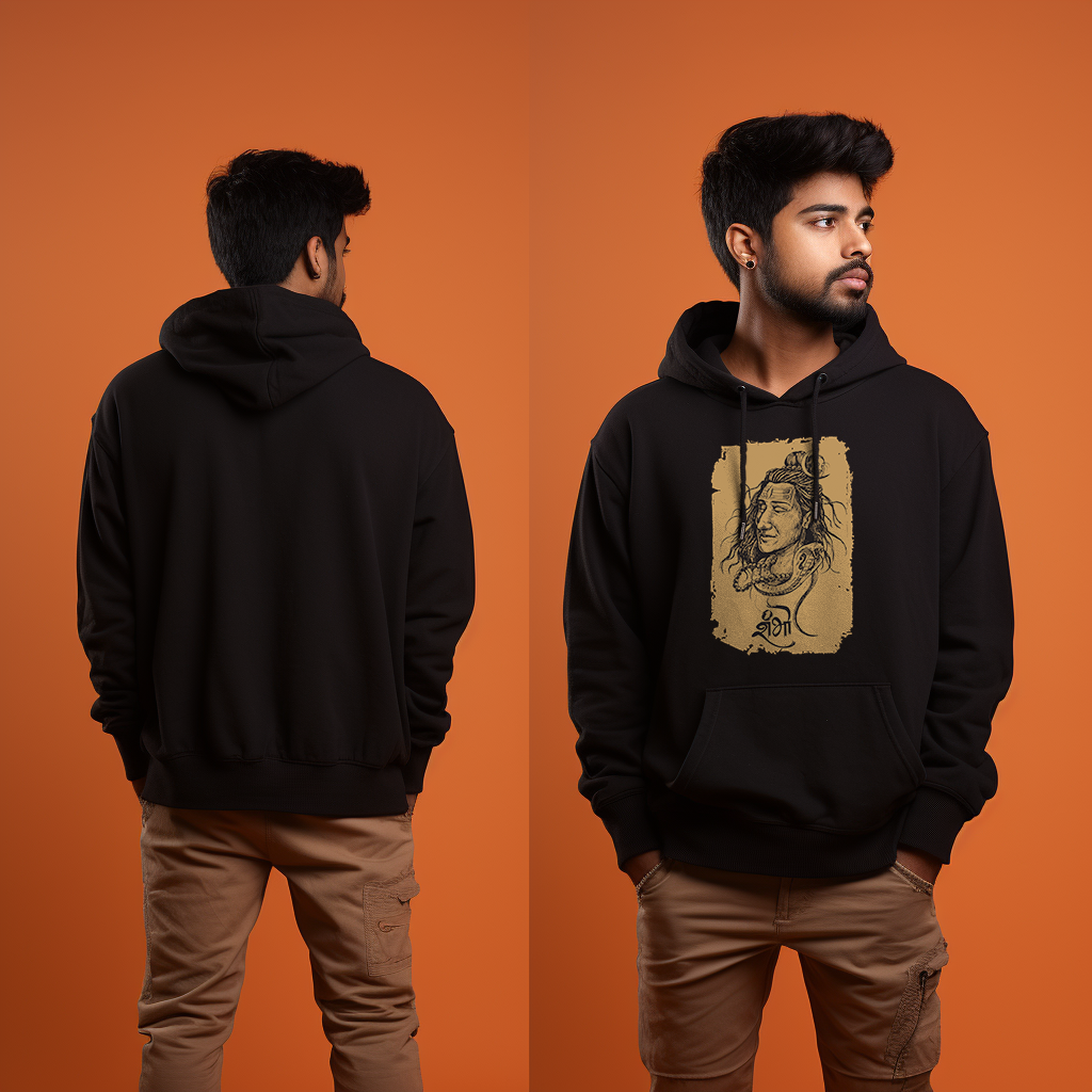 Shiva Shambu Printed Hoodie – Prabhubhakti