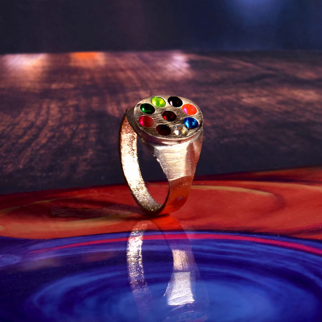 Authentic Navratna Ring With 100% Original Quality – Prabhubhakti