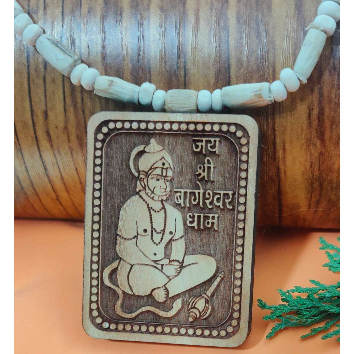 Shri Bageshwar Dham Tulsi Kanthi Mala Original With Hanuman Locket | B ...