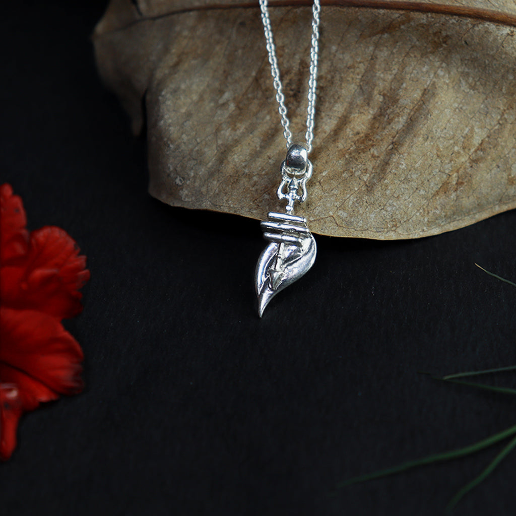Mahadev Trishul With Tripund Silver Locket – Prabhubhakti